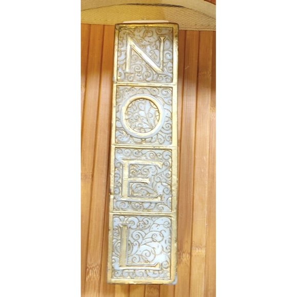 unbranded | Holiday | Vintage Noel Christmas Holiday Pillar Candle ...